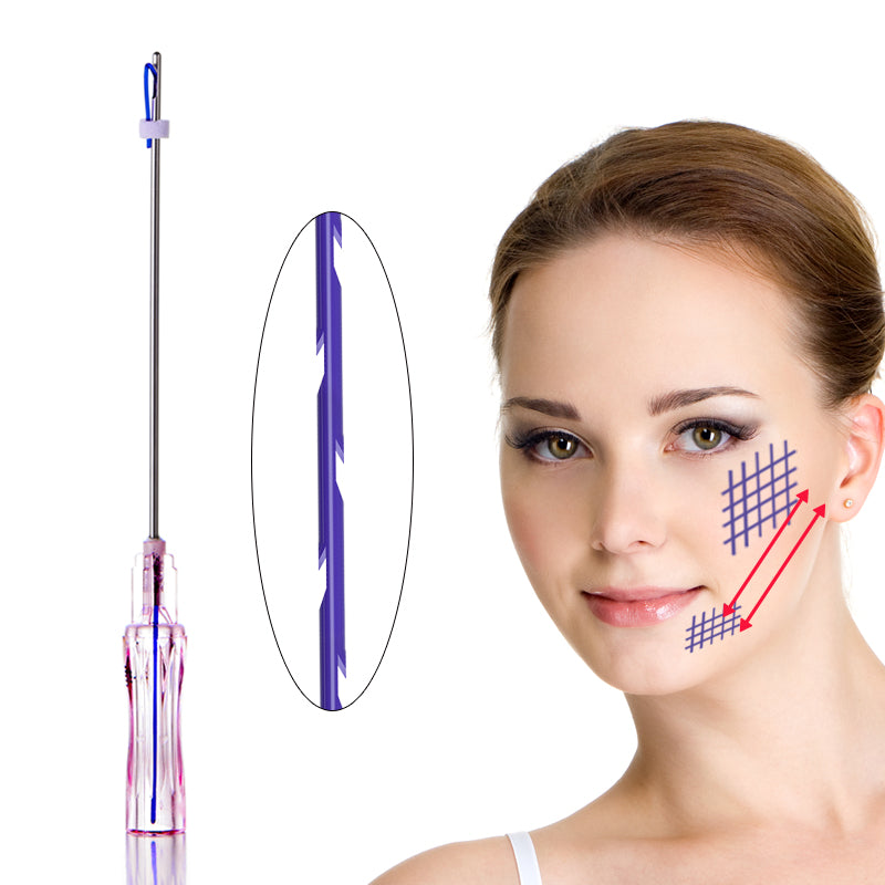 PDO Thread Mono Multi Cog Molding Fish Bone Thread Face and Body Lifti ...